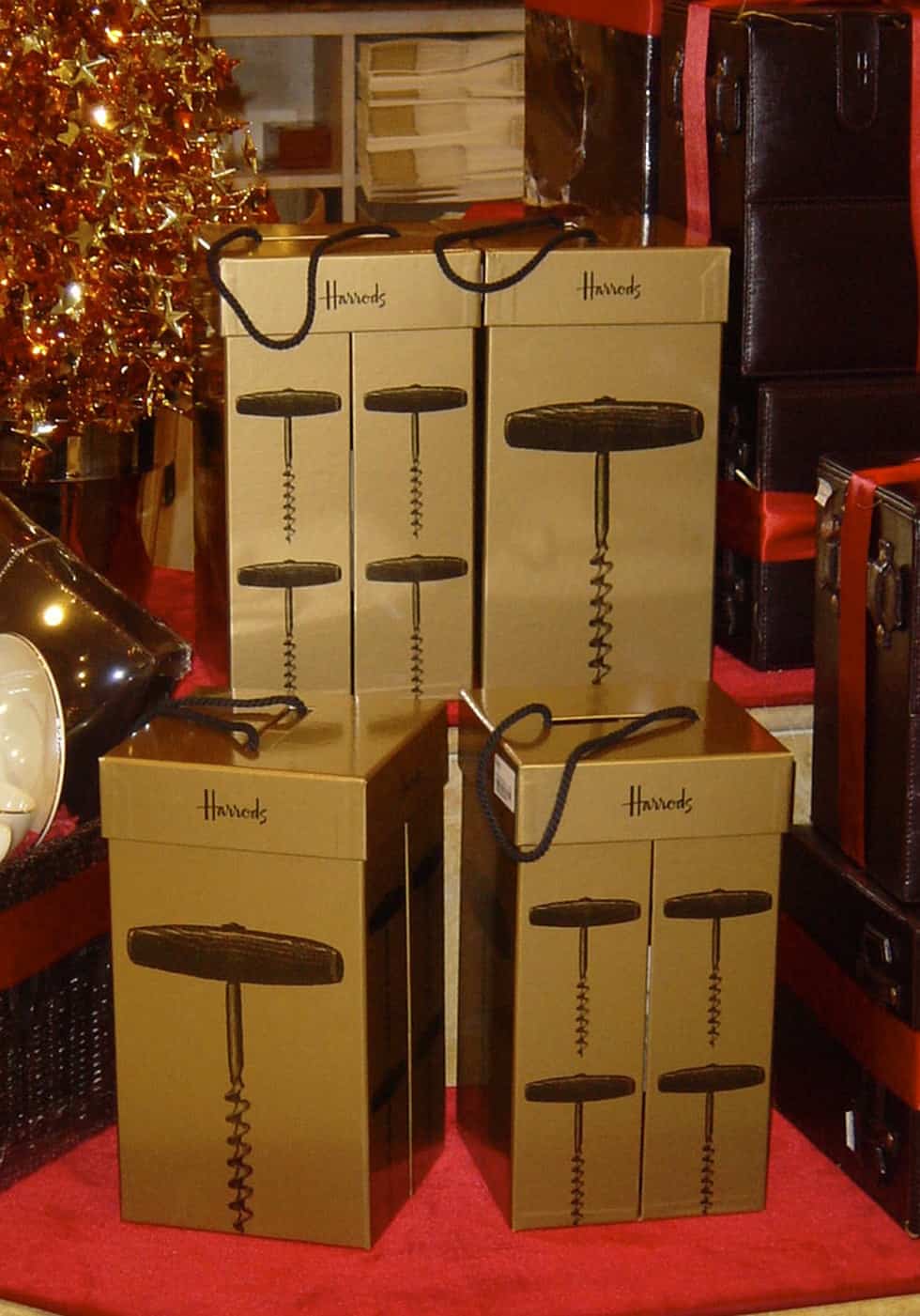 Harrods gift food hamper graphics - Paul Cartwright Branding