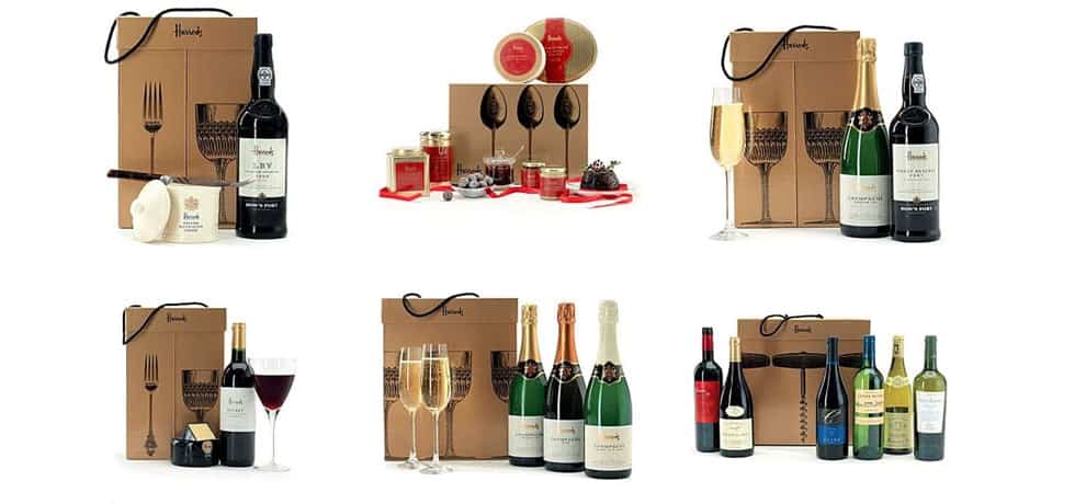 Harrods gift food hamper graphics - Paul Cartwright Branding